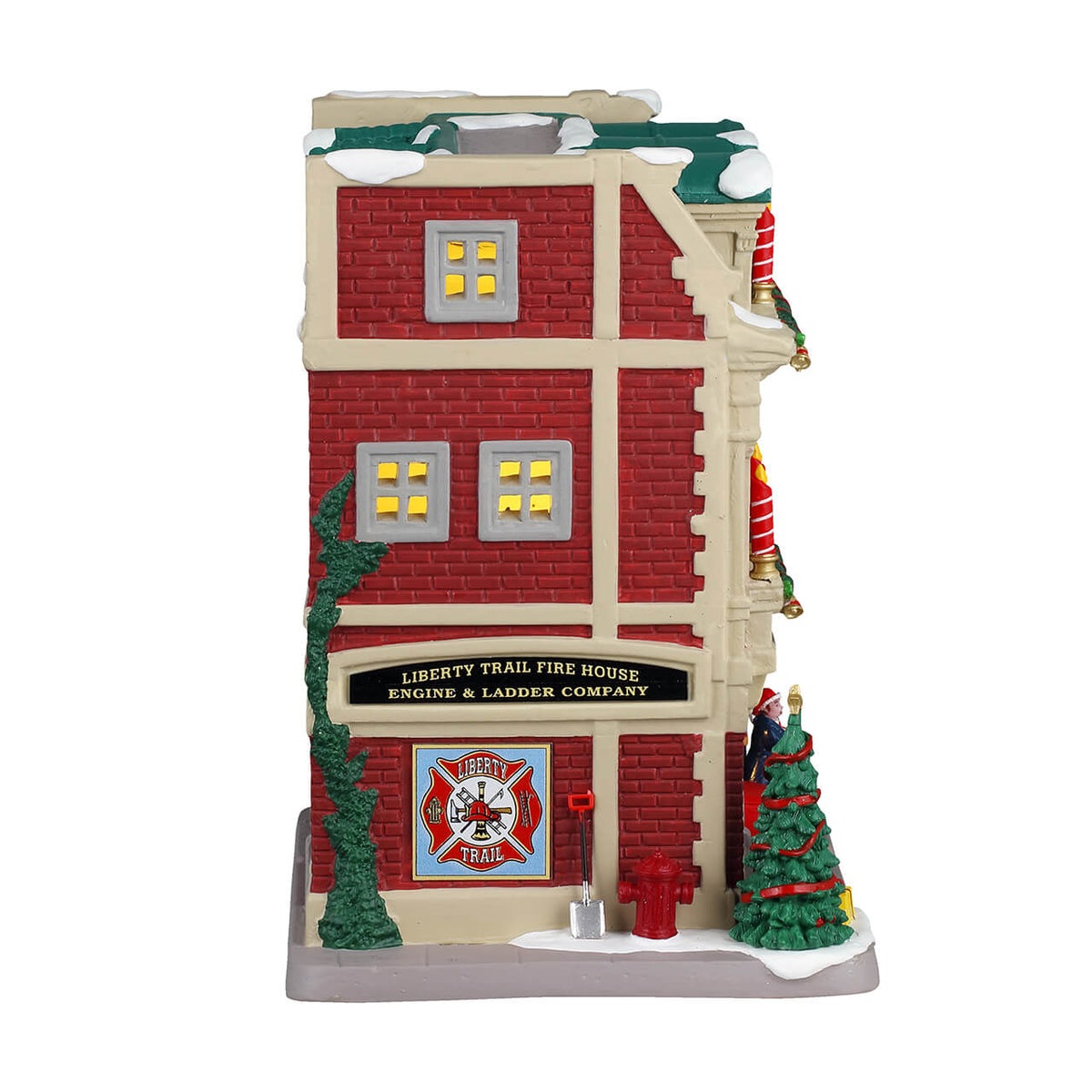 LEMAX Liberty Trail Fire House #45273 – House of Holiday