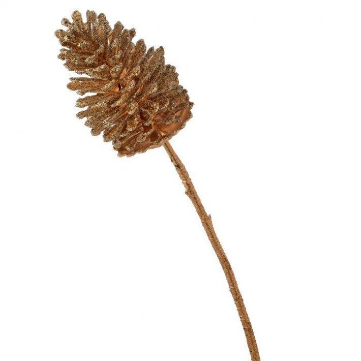 29" Gold Metallic Sequoia Pine Cone Stem – House of Holiday