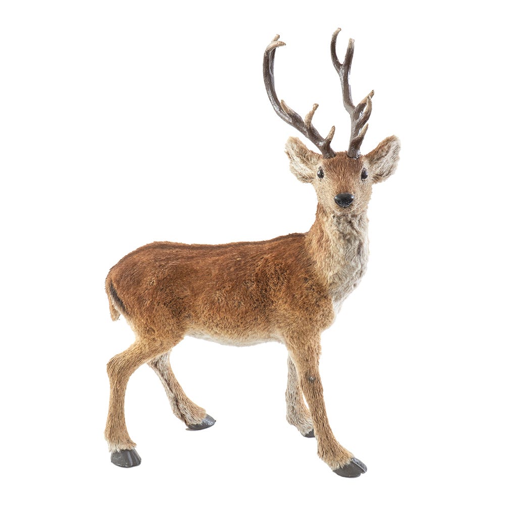 Kurt Adler 22-Inch Standing Brown Deer Table Pieces, 2-Piece Set #C2539 ...