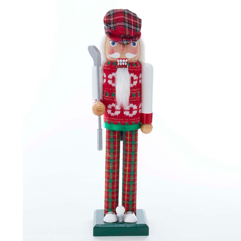 Kurt Adler 15-Inch Red and Green Golfer Nutcracker #C5911 – House of ...