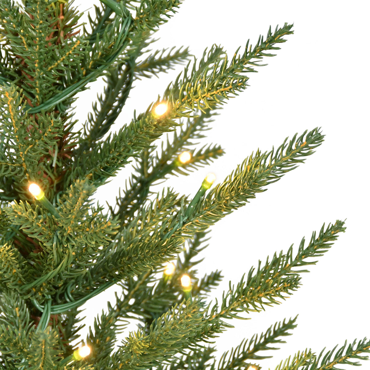 2' Pre-Lit Artificial Green Potted Arctic Fir Tree – House of Holiday