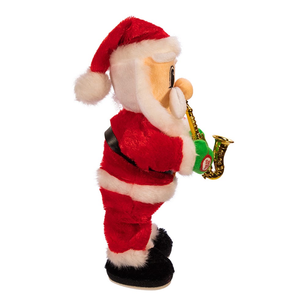 Kurt Adler 14-Inch Battery-Operated Dancing Jazz Santa #H6318 – House ...