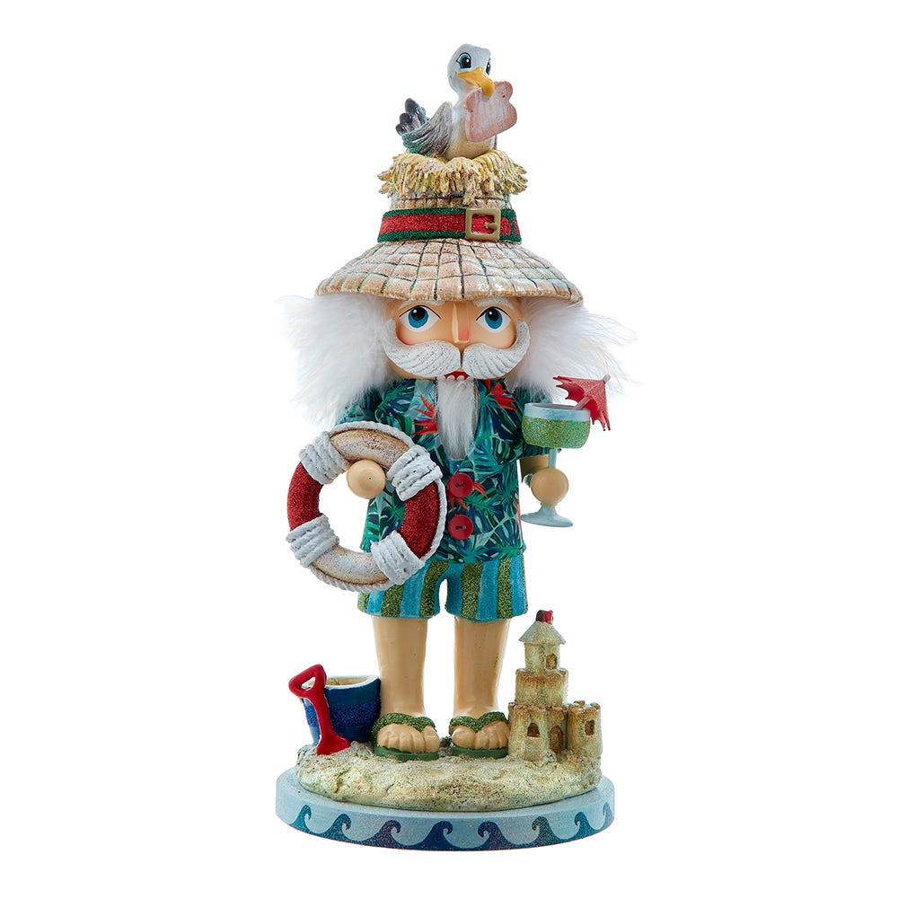 Kurt Adler 15-Inch Hollywood Nutcrackers Beach Nutcracker #HA0711 ...