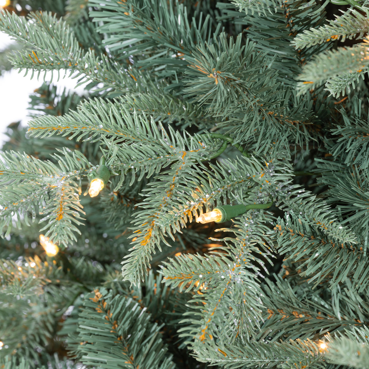 Sterling 6.5 ft. Pre Lit Warm White LED Natural Cut Blue Spruce – House ...
