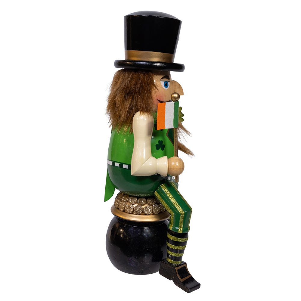 Kurt Adler 12-Inch Wooden -InchI-Footm A Wee Bit Irish-Inch Nutcracker ...