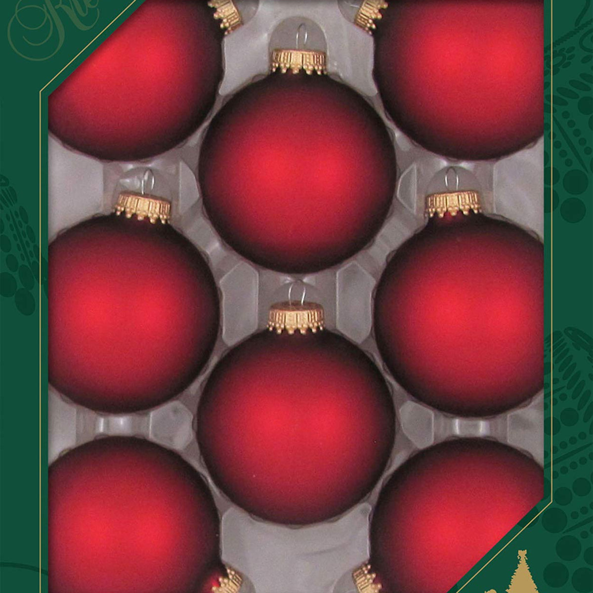 Christmas by Krebs Port Velvet 2.63 in Glass Christmas Tree Ornaments ...