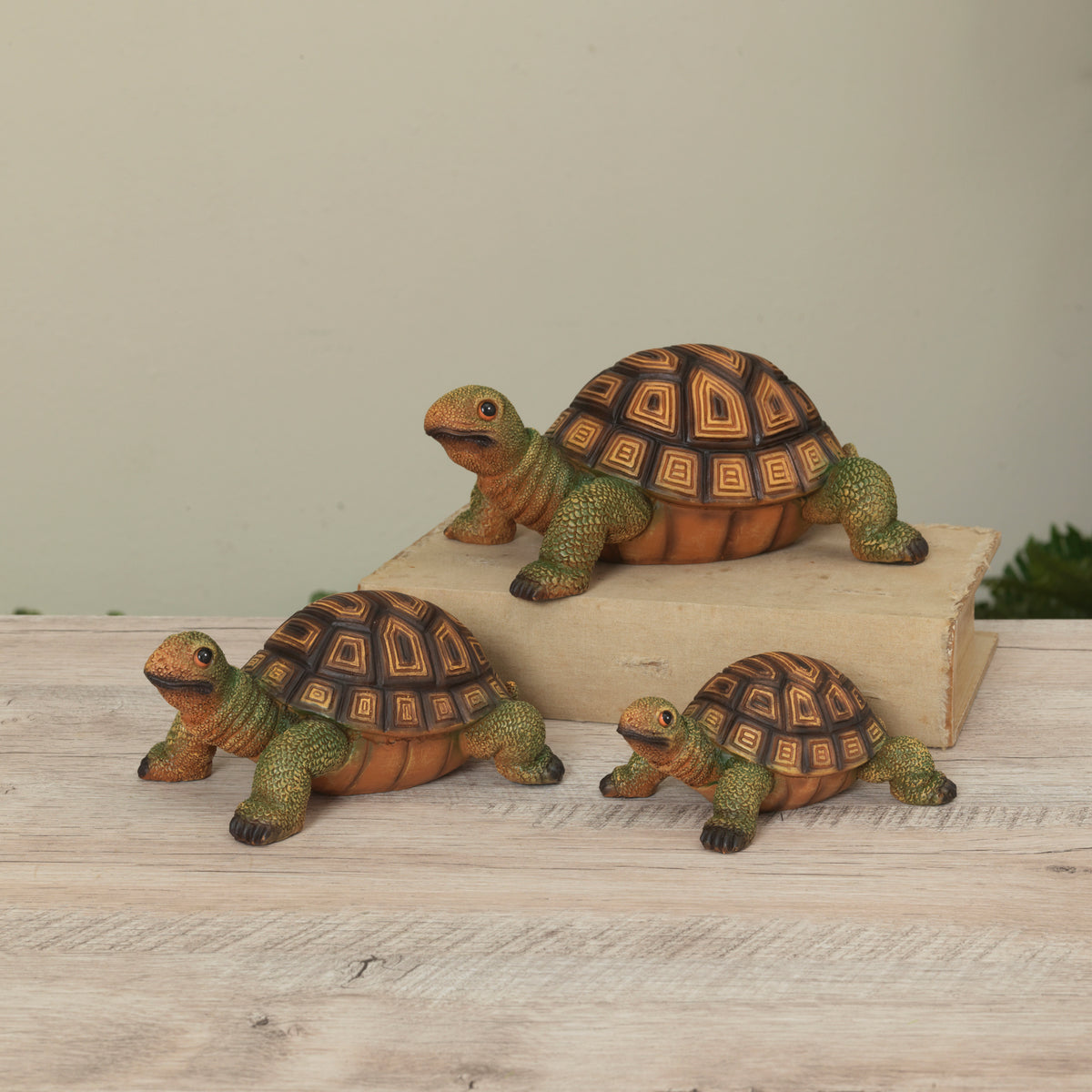 Resin Turtle Figurines, set of 3 – House of Holiday
