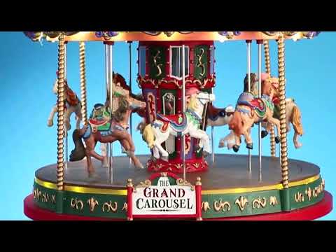 LEMAX The Grand Carousel, with 4.5V Adaptor #84349 – House of Holiday