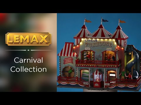 LEMAX Circus Funhouse, with 4.5V Adaptor #05616 – House of Holiday